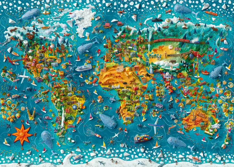 Puzzle - 2000 pièces - Heye-29983