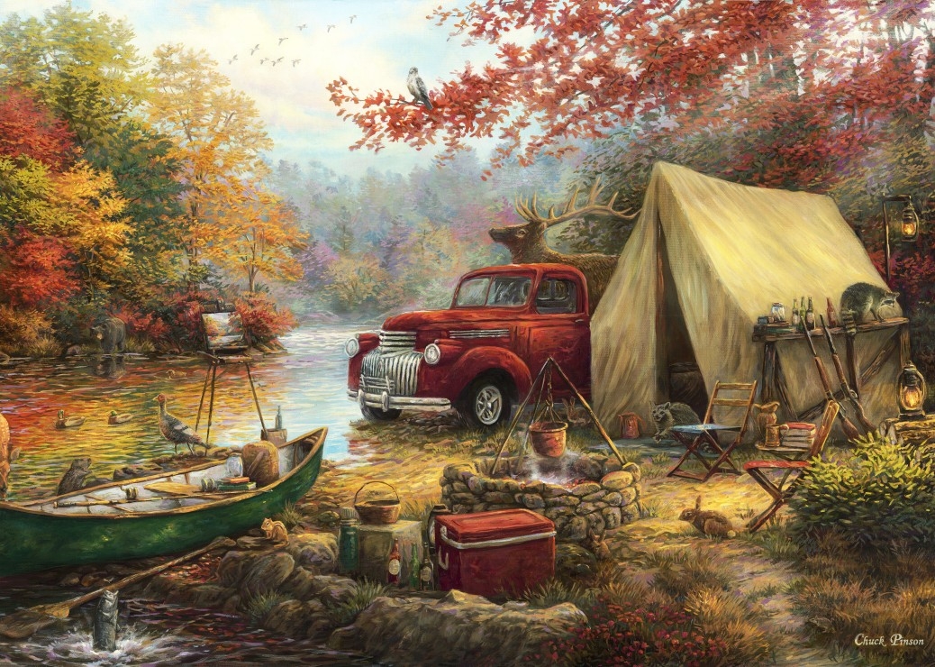 Chuck Pinson - Share the Outdoors - Grafika - 500 pièces | puzzl…