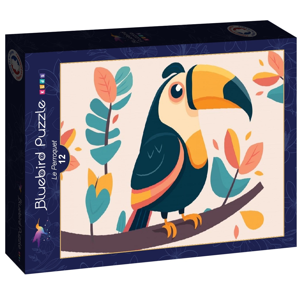 Le Perroquet - Bluebird Puzzle - 12 pièces | puzzle.be